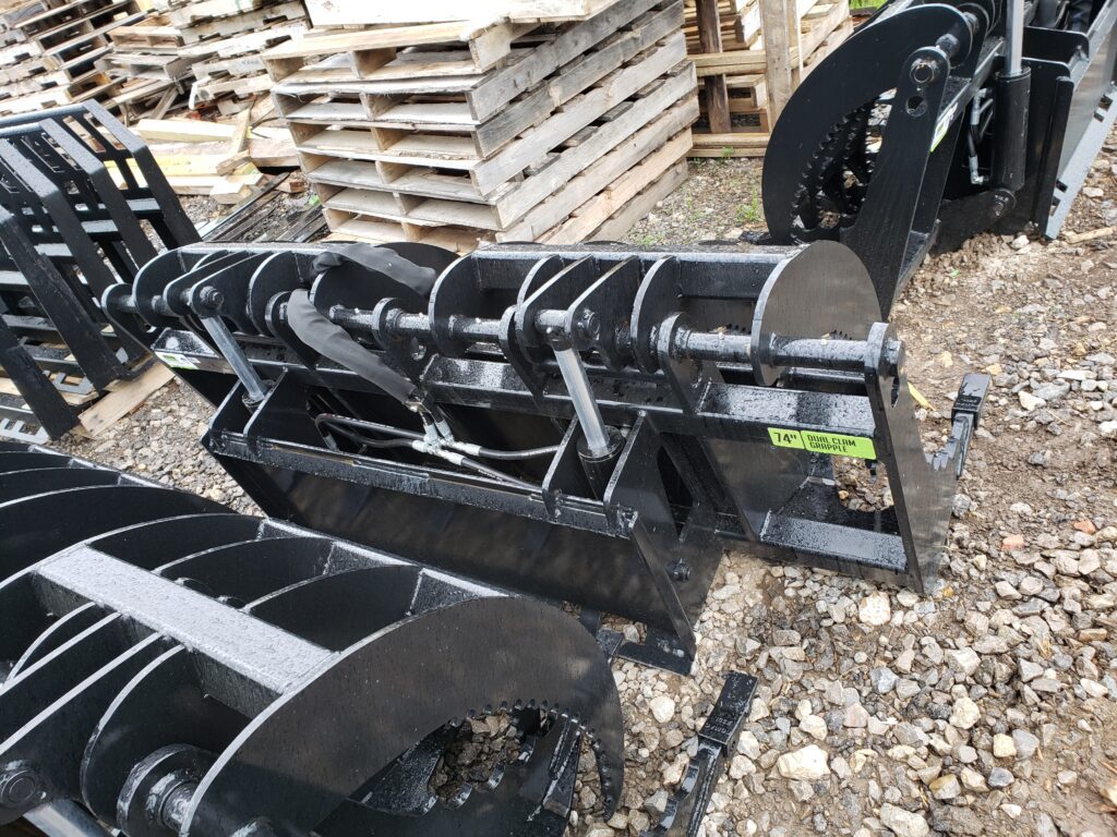 Prime Severe Duty Dual Clam Root Grapple (up to 120HP) – TN Skid Steer ...