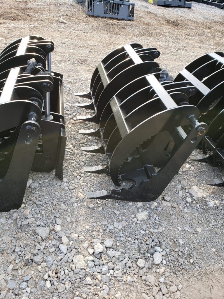 Prime Severe Duty Dual Clam Root Grapple (up to 120HP) – TN Skid Steer ...
