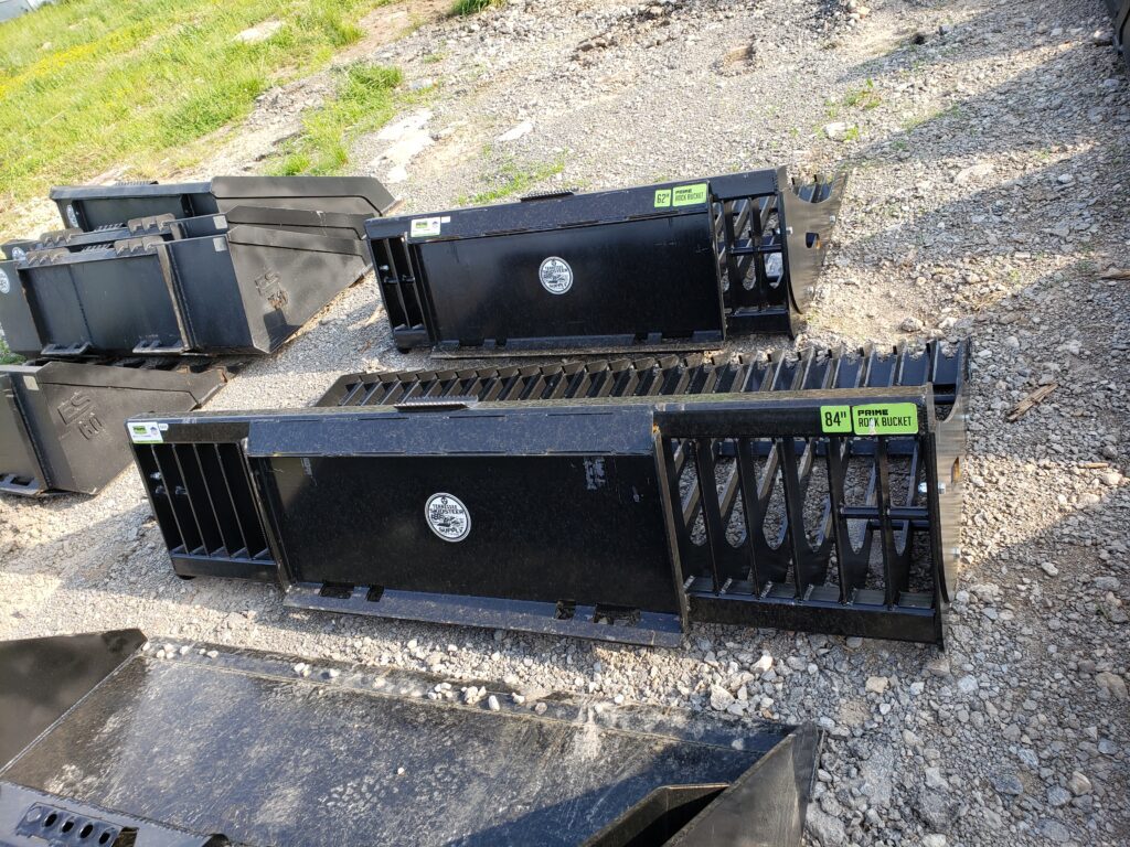 Prime Skeleton Rock Bucket – TN Skid Steer Supply
