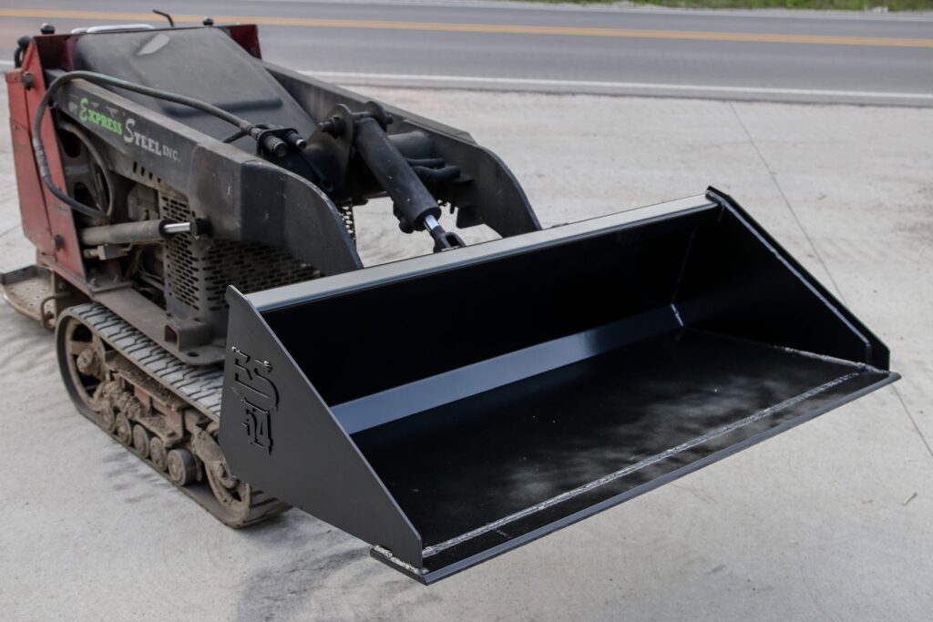 Express Steel Mini-Skid Smooth Bucket – TN Skid Steer Supply