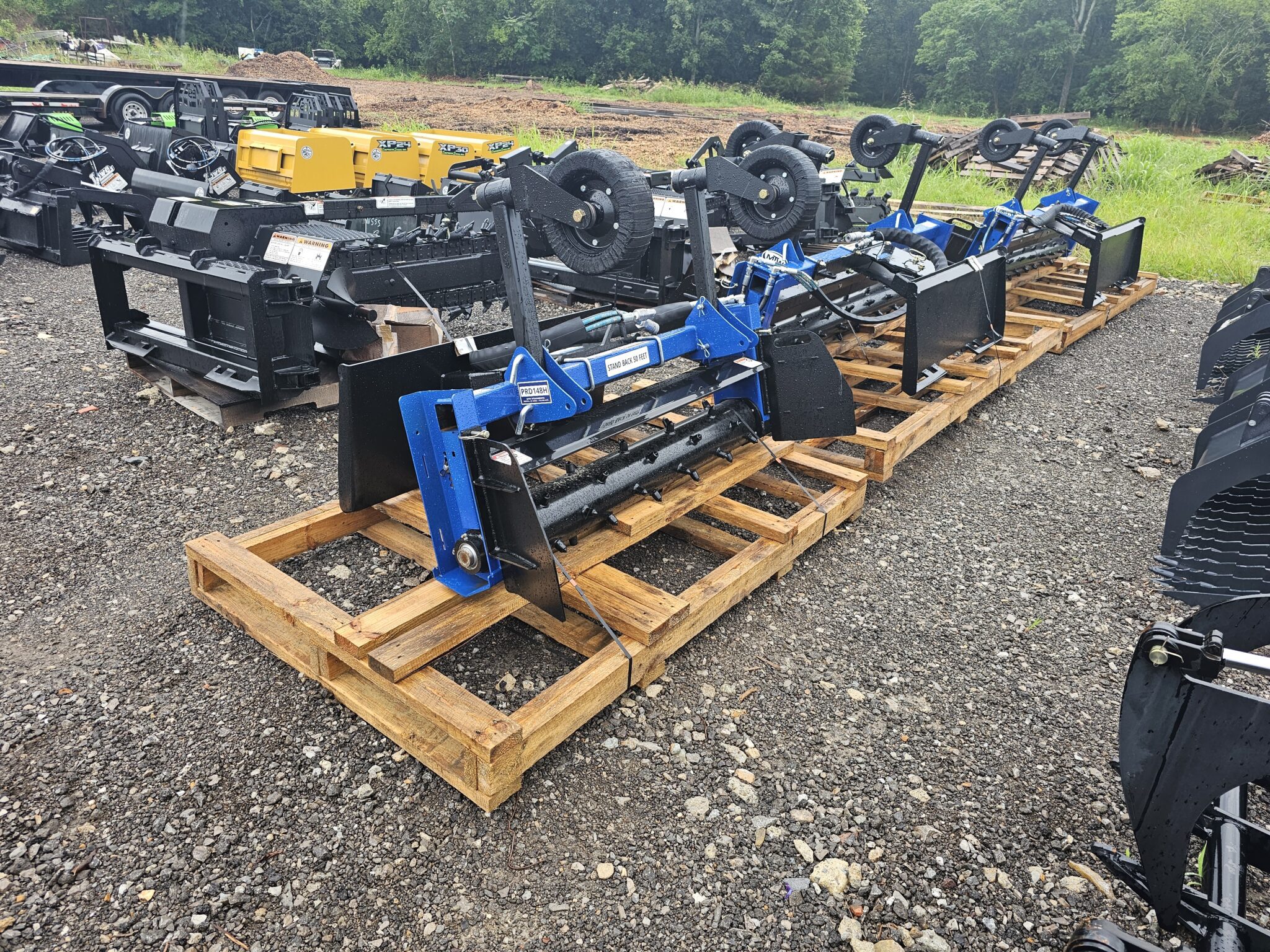 MTW Series-1D Direct Drive Power Rake – TN Skid Steer Supply