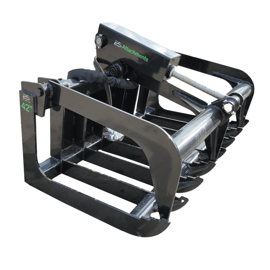 Express Steel Mini Skid Brush Grapple – TN Skid Steer Supply