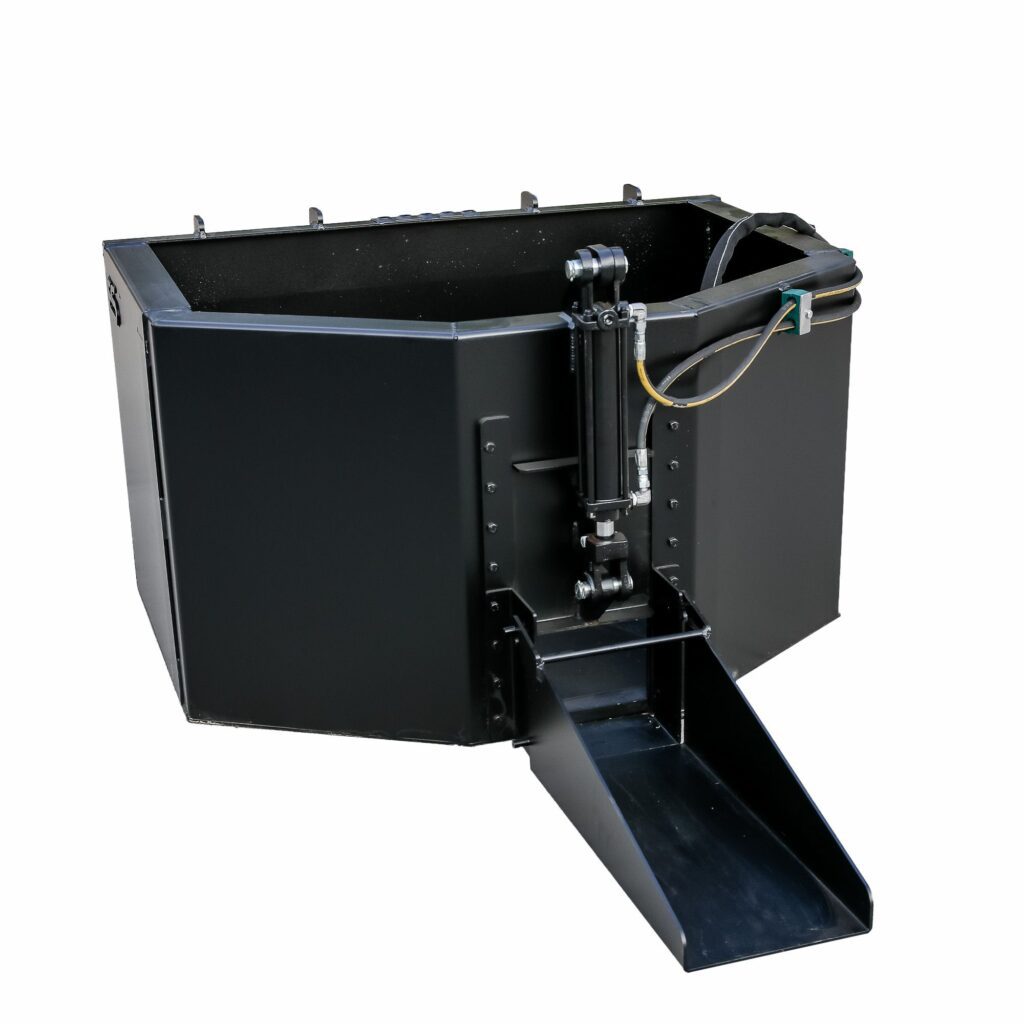 Express Steel Hydraulic 3/4 Yard Concrete Placement Bucket – TN Skid ...